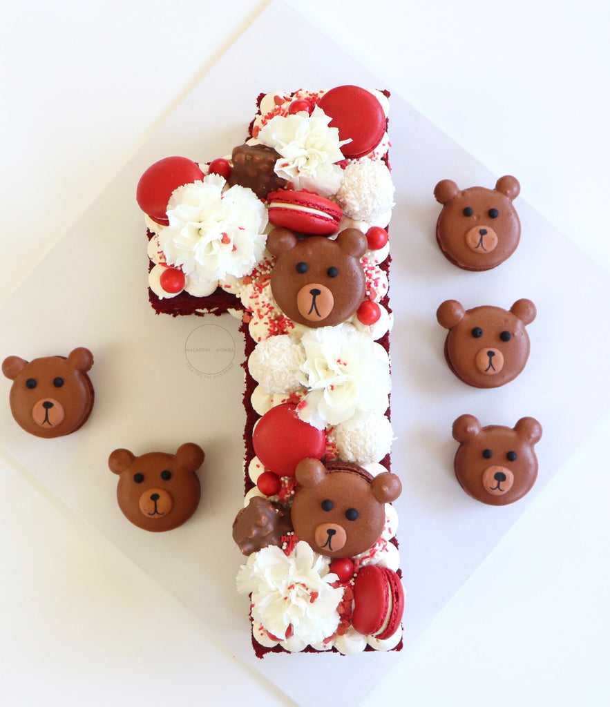 Number Cake – Macarons by Monika